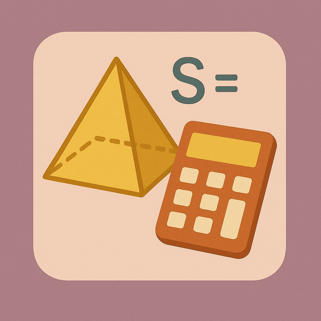 Pyramid Surface Area Calculator - Calculator HD
